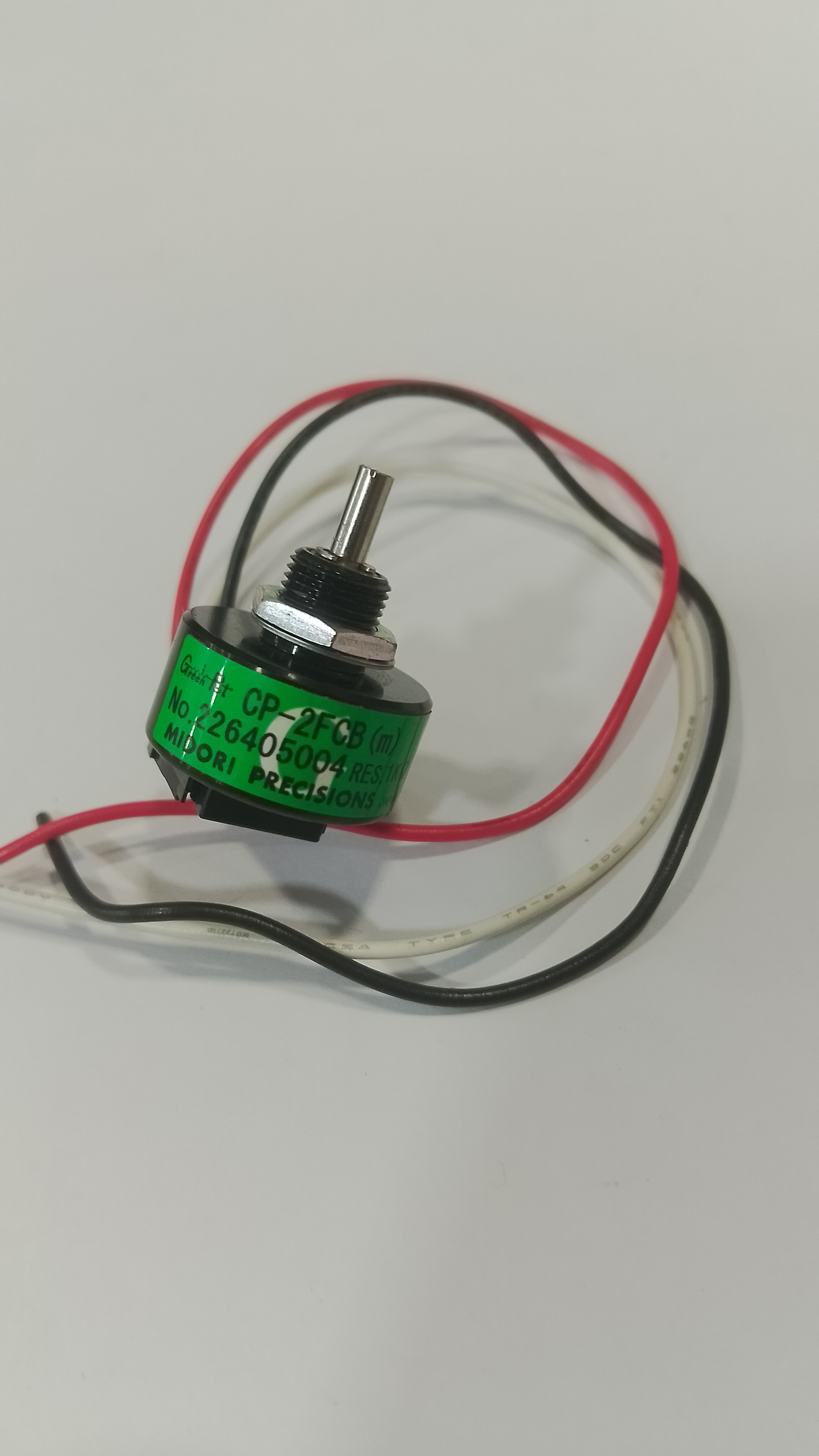 Midori Conductive Plastic Angle Sensor Potentiometer CP 2FCB-(M) 1KΩ